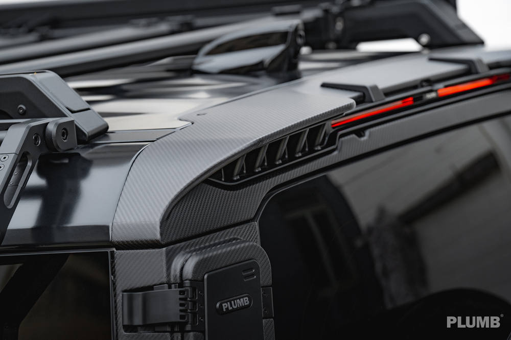 PLUMB Carbon Fiber Rear Spoiler for 2020+ Land Rover Defender 90 110 ...