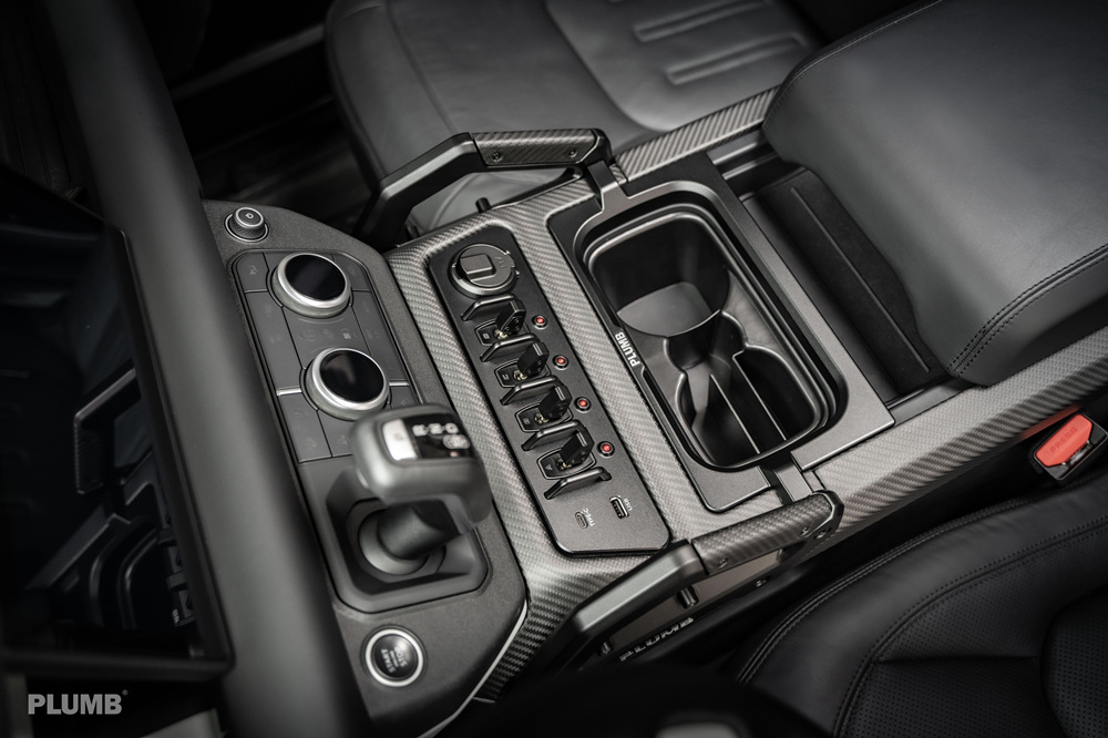 PLUMB Carbon Fiber Central Control Kit for 2020 Land Rover Defender 110 ...