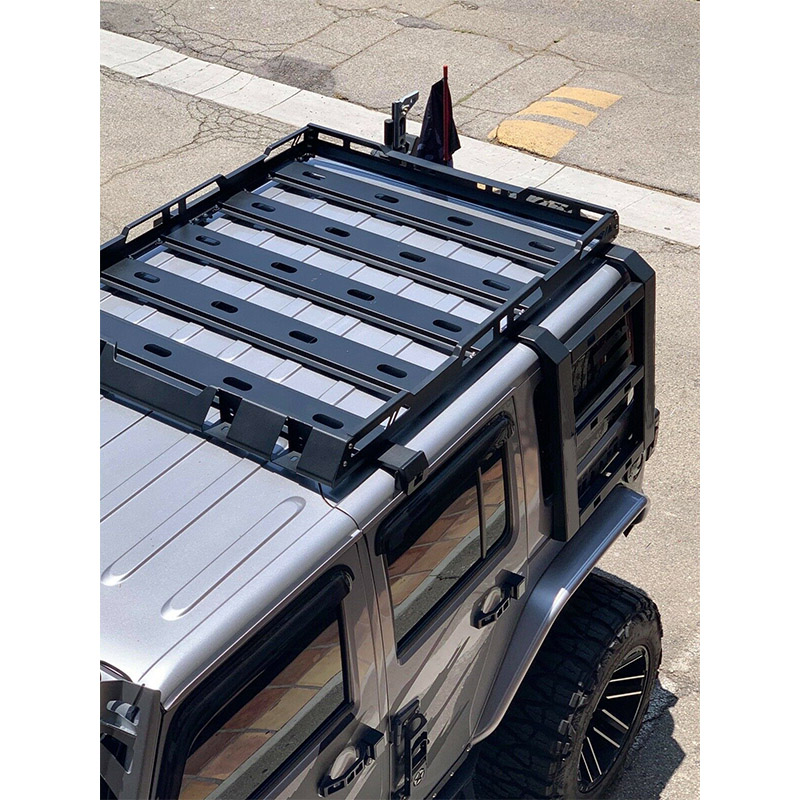 Roof Rack with Side Ladder for Jeep Wrangler JK JL - Buy jeep jk roof ...